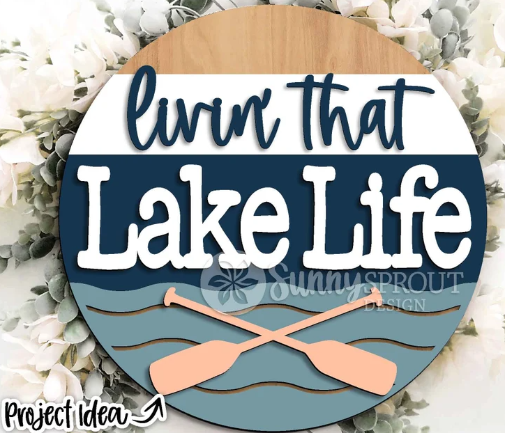 DIY Kit - Livin' Lake Life – The Weathered Shed