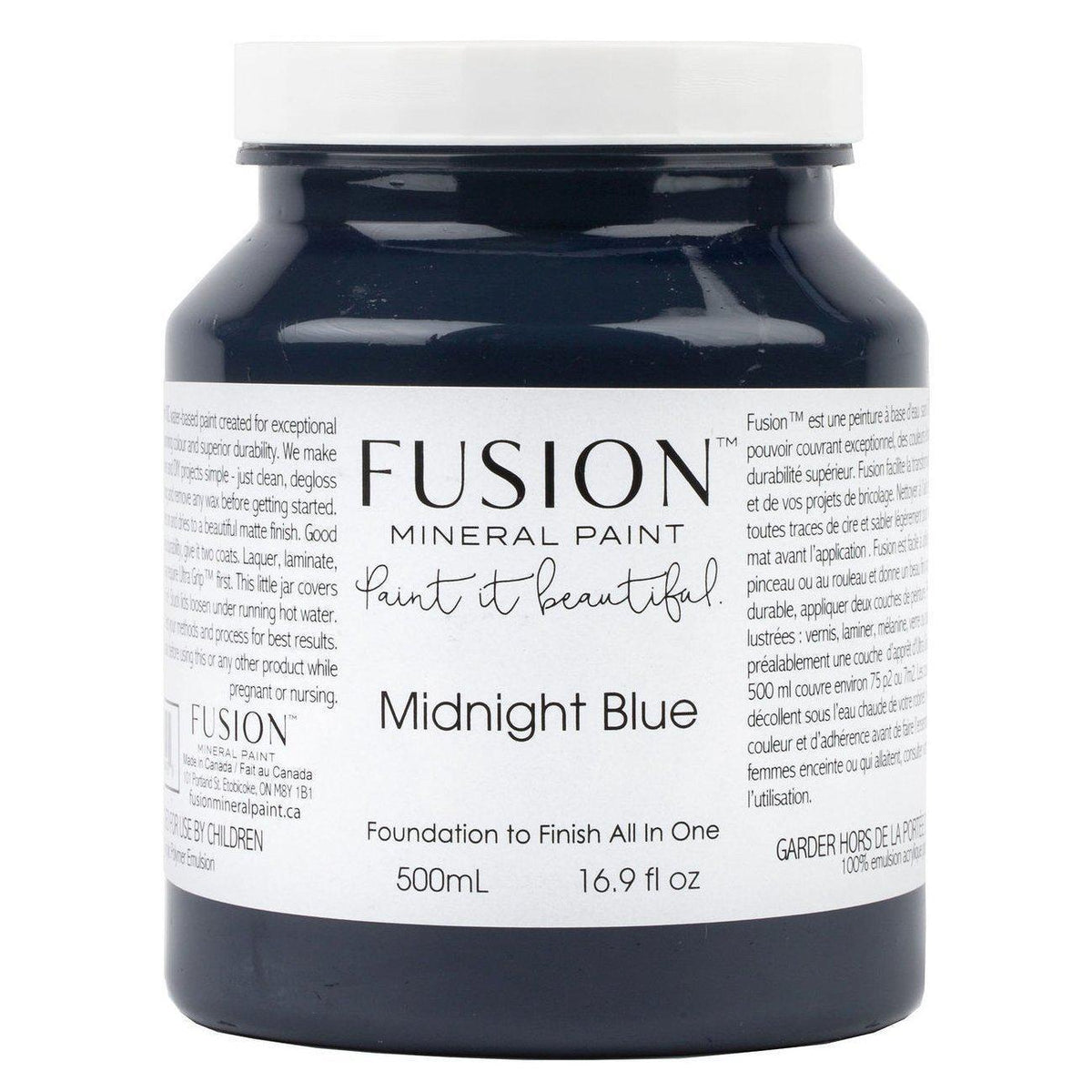 Fusion Mineral Paint - Midnight Blue – The Weathered Shed